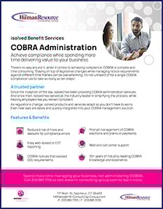 COBRA Services and Software | Human Resource Consulting Group